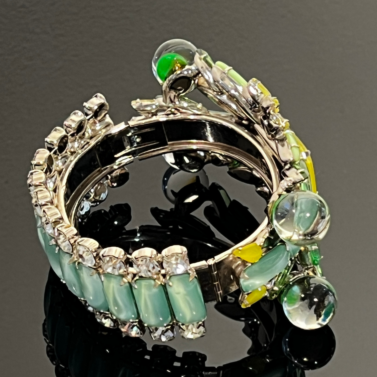 Vintage David Mandel 'The Show Must Go On' Clamper Rhinestone Cuff Bra ...